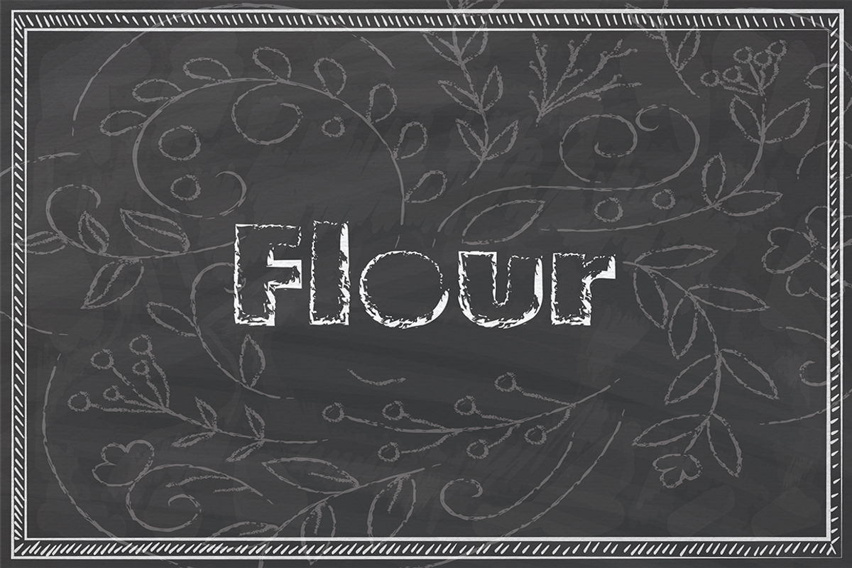Flour OTF Font, a Font by Hunt Family Design