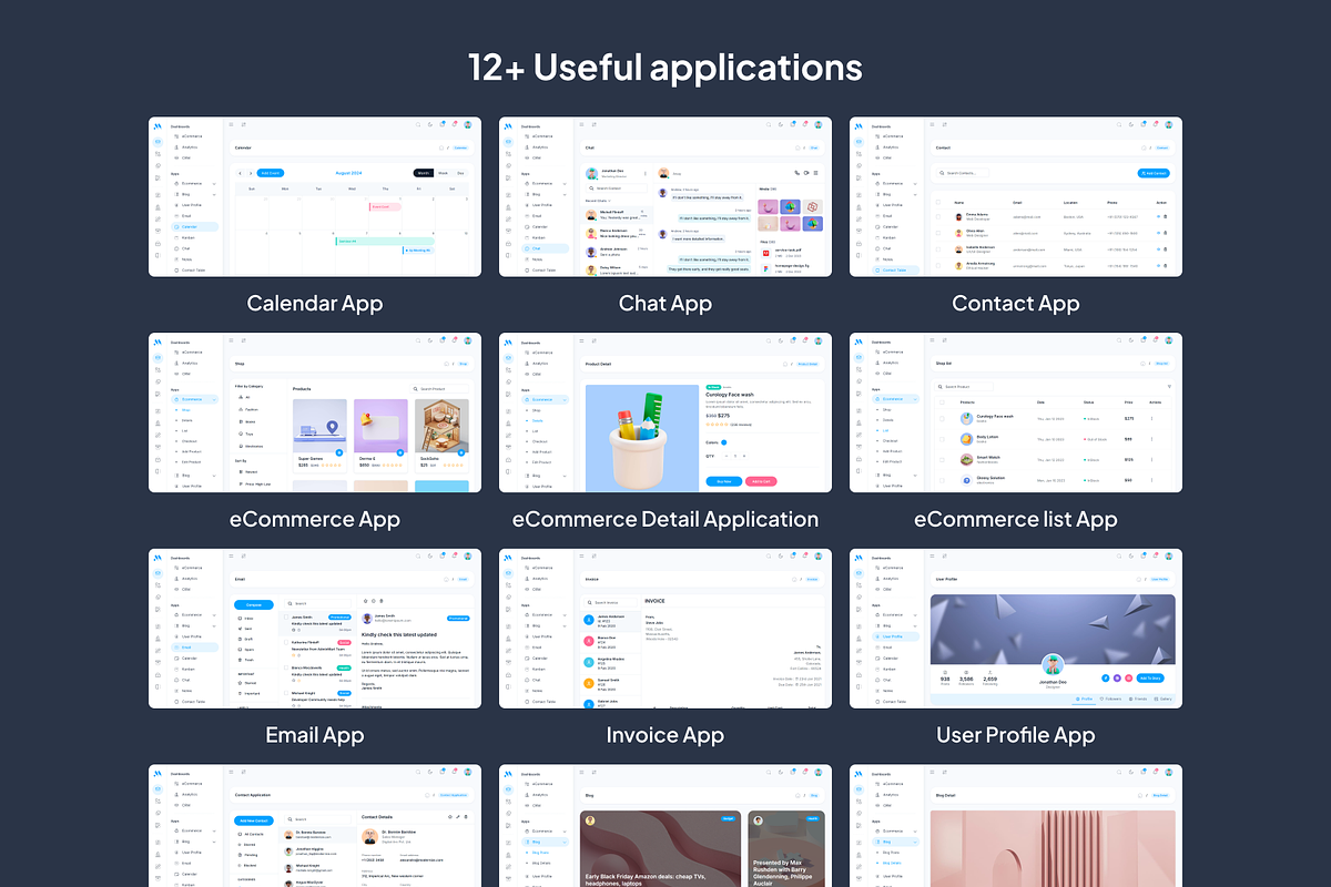 MaterialM Bootstrap Admin Dashboard Template