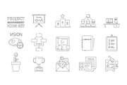 Project management symbols. Business, a Graphic by Onyx