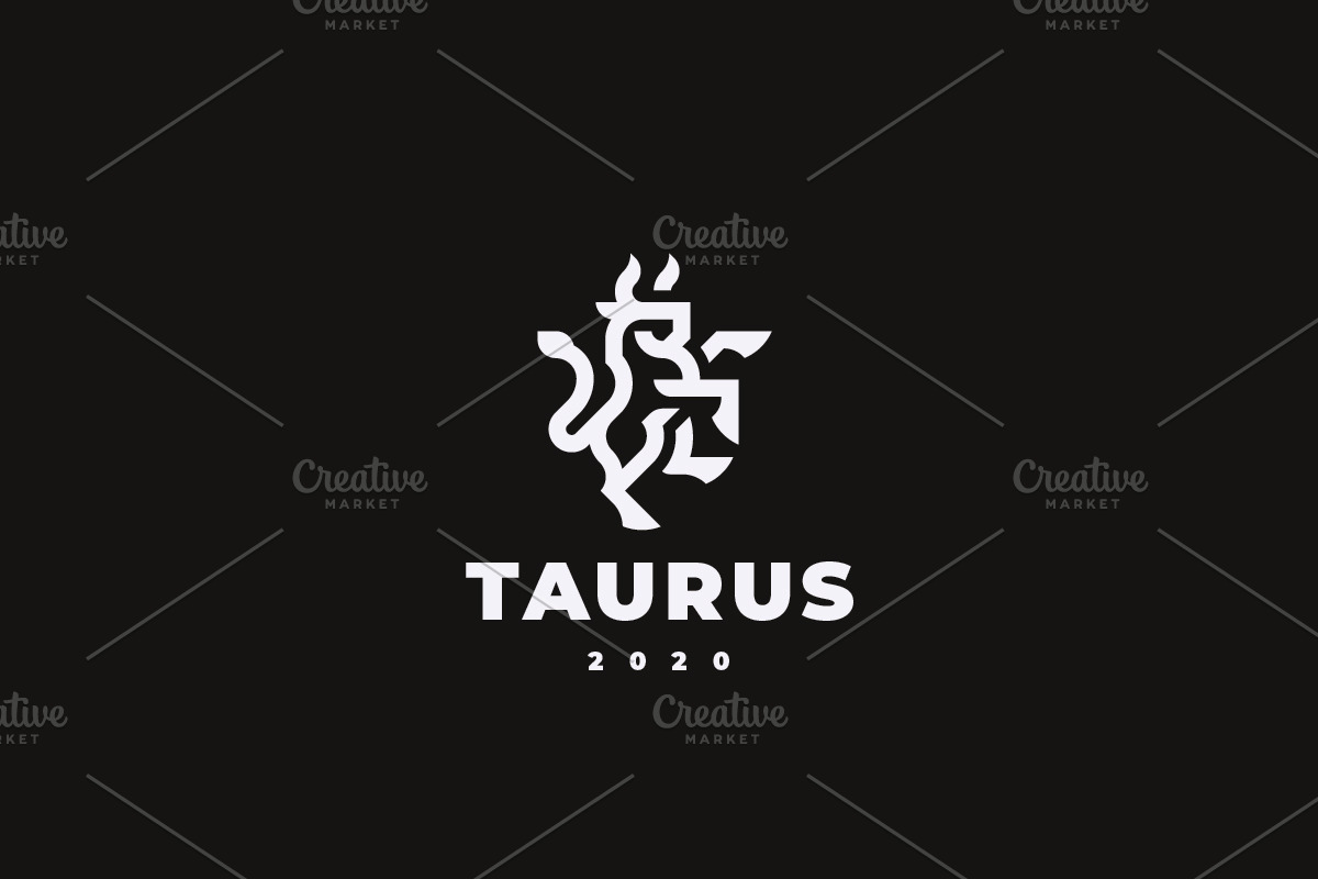Taurus Bull Logo, a Branding & Logo Template by vectorgrad