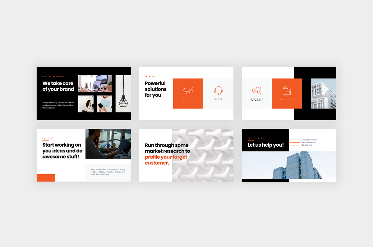 Business Report Template, a Presentation Template by Slidesmash