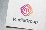 Media Group Logo, a Branding & Logo Template by IKarGraphics