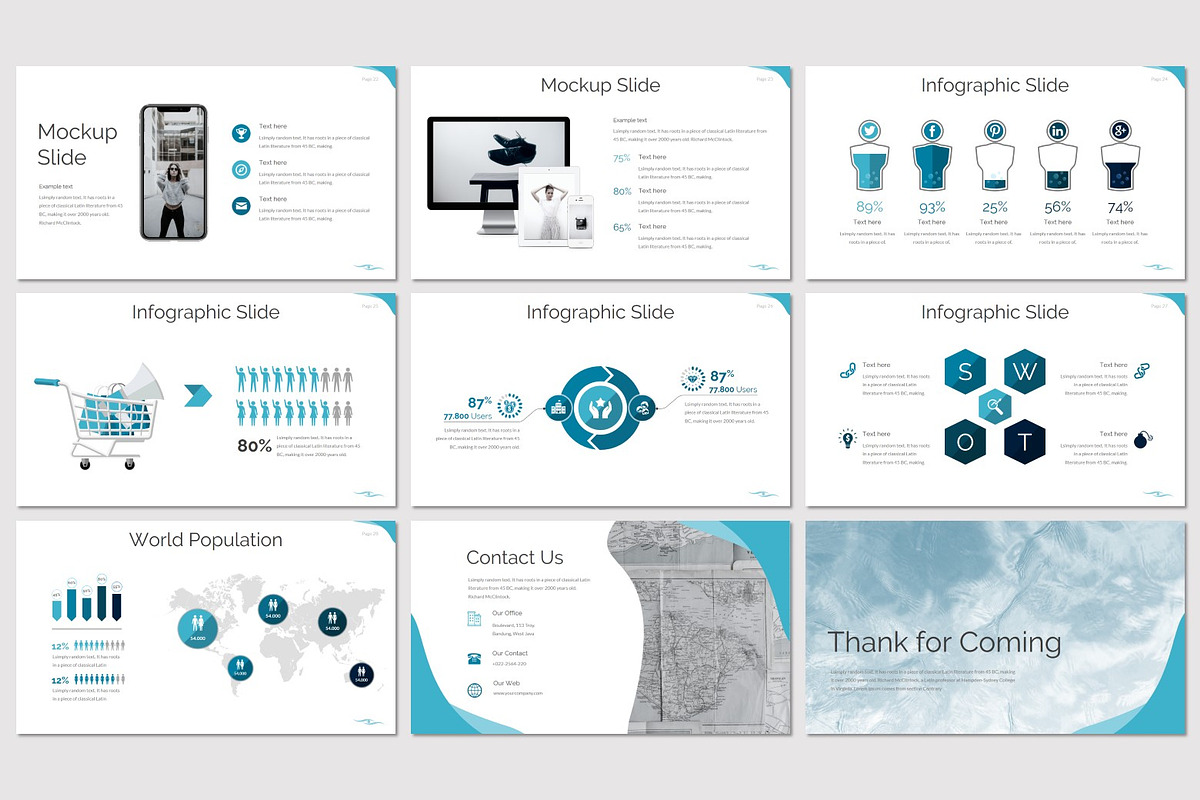 Flow - Powerpoint Template, a Presentation Template by inspirasign