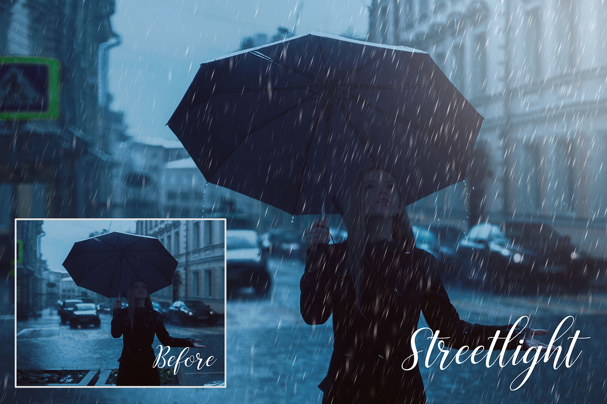 Realistic rain overlays, an Object Graphic by Paper Farms