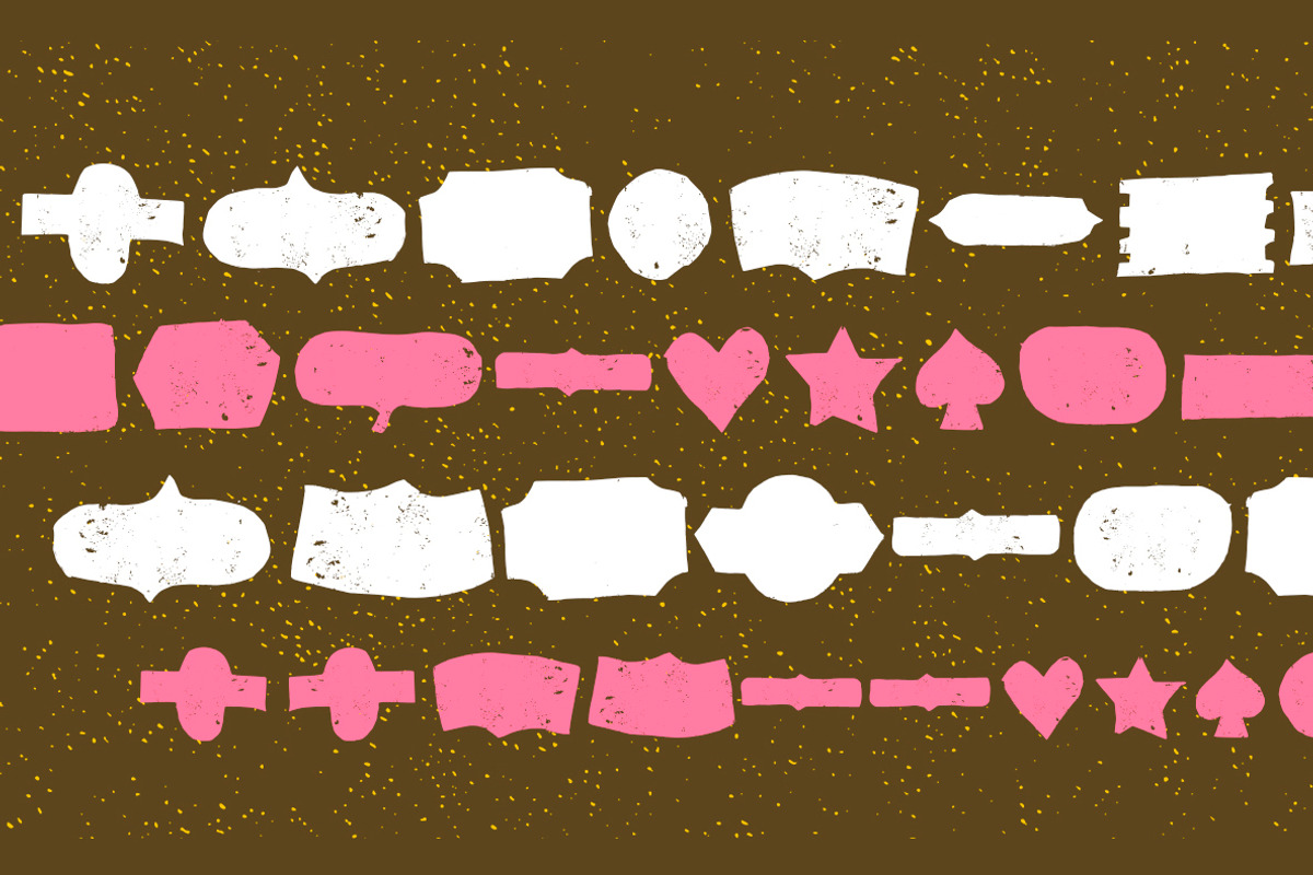 Forest 2 / all set Dingbat / 4 fonts, a Font by Rodrigo Typo