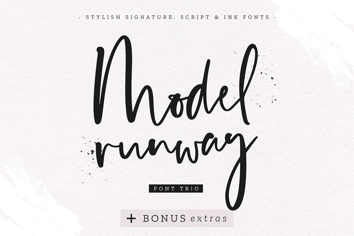 Model Runway Font by Blog Pixie