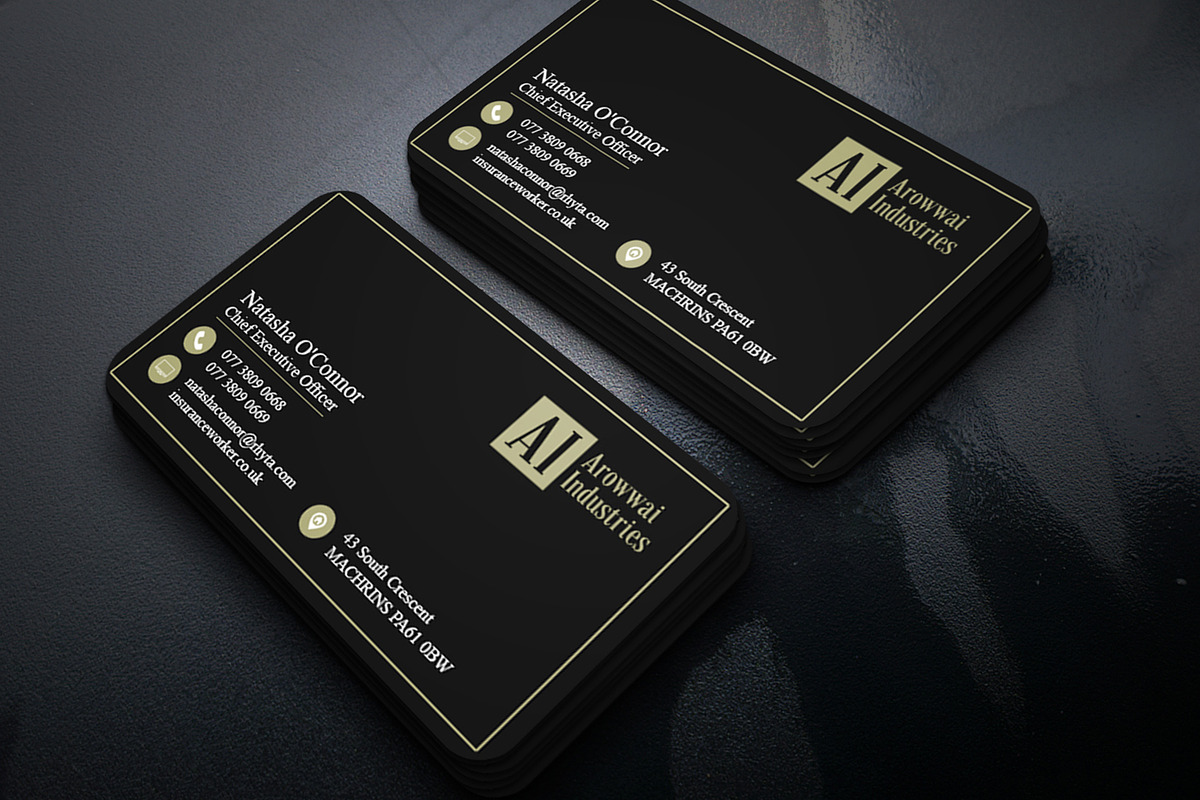 Professional Business Card Design PSD