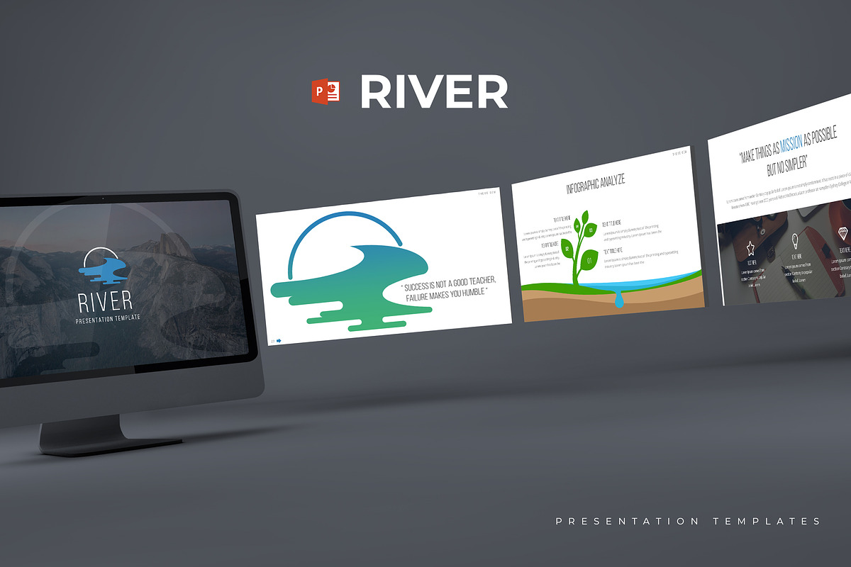 River - Powerpoint Template, a Presentation Template by inspirasign ...