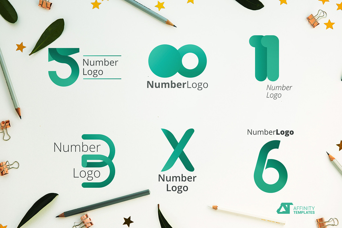Numbers Logos Self-design Templates, a Branding & Logo Template by ...