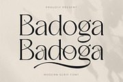 Badoga Modern Serif Font, a Serif Font by Storytype Studio | Creative ...
