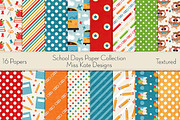 School Days Paper Collection | Graphic Patterns ~ Creative Market