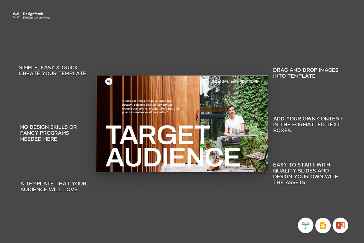 Creative Design Brief template, a Presentation Template by Oday Noon