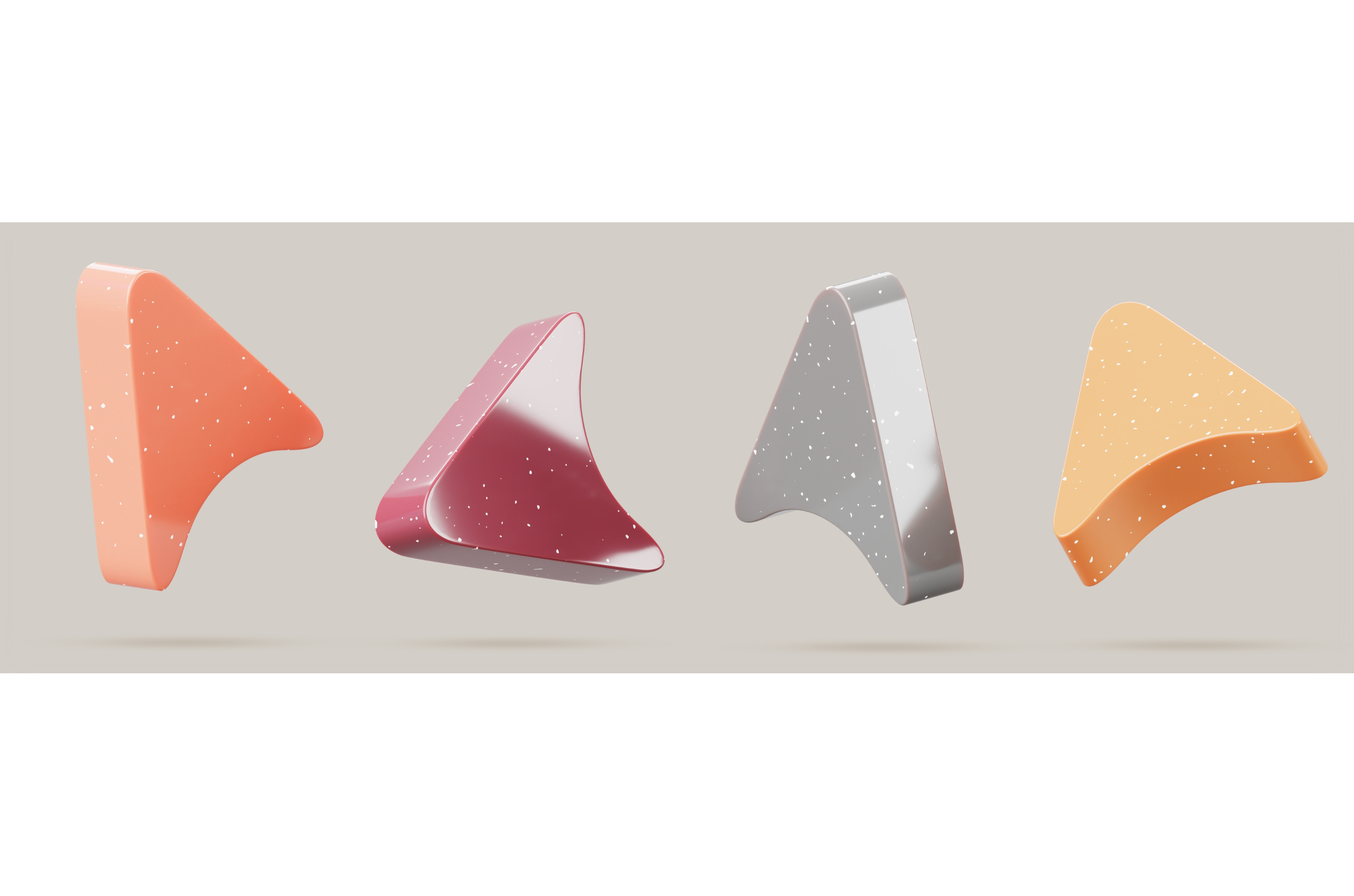 Color 3D arrows, mouse cursors for, an Object 3D Model by Marozhkastudio