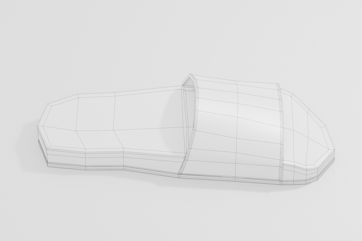 Slides Shoes 3D Model, an Object 3D Model by Mockupdaddy | Creative Market