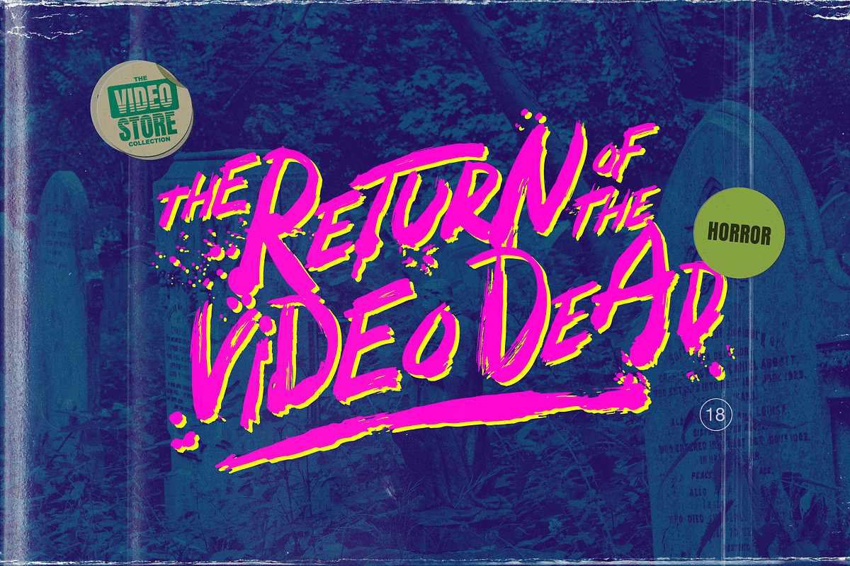 Zombie Punks - The Retro Horror Font, a Font by Wingsart Studio