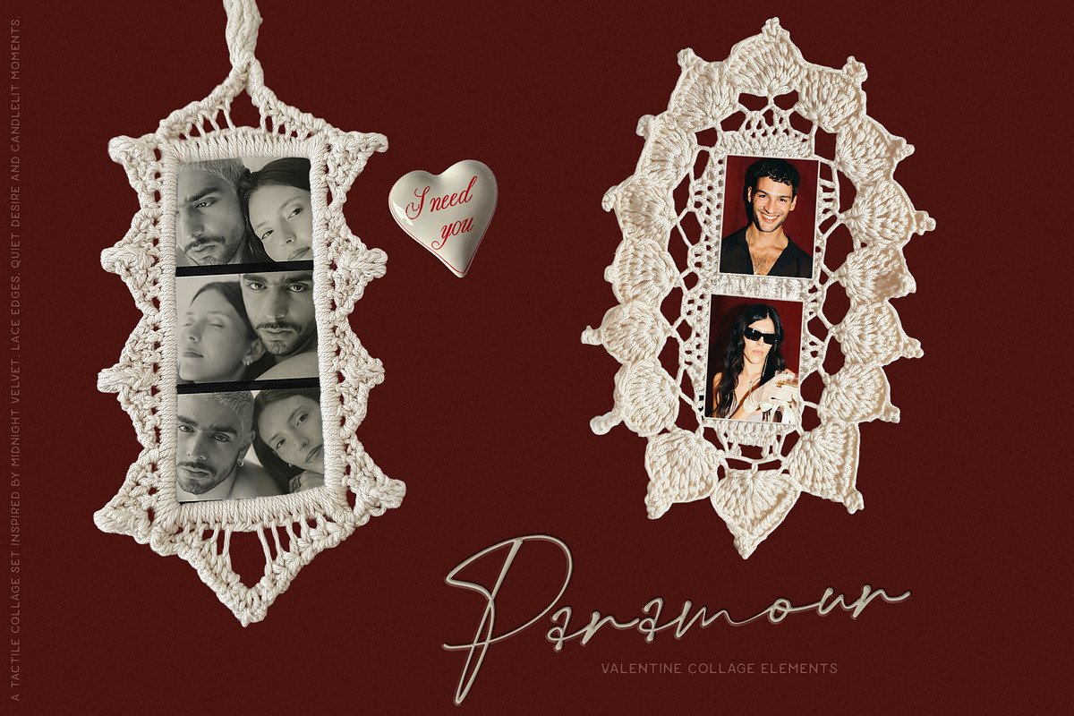 Paramour: Lace Valentine Collage Kit