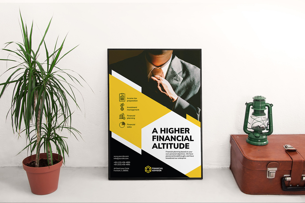 Financial Advisor Print Pack, a Marketing Template by TemplatesNow!