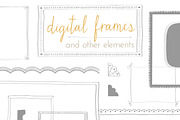 Digital Frames, an Illustration by Angie Makes | Creative Market