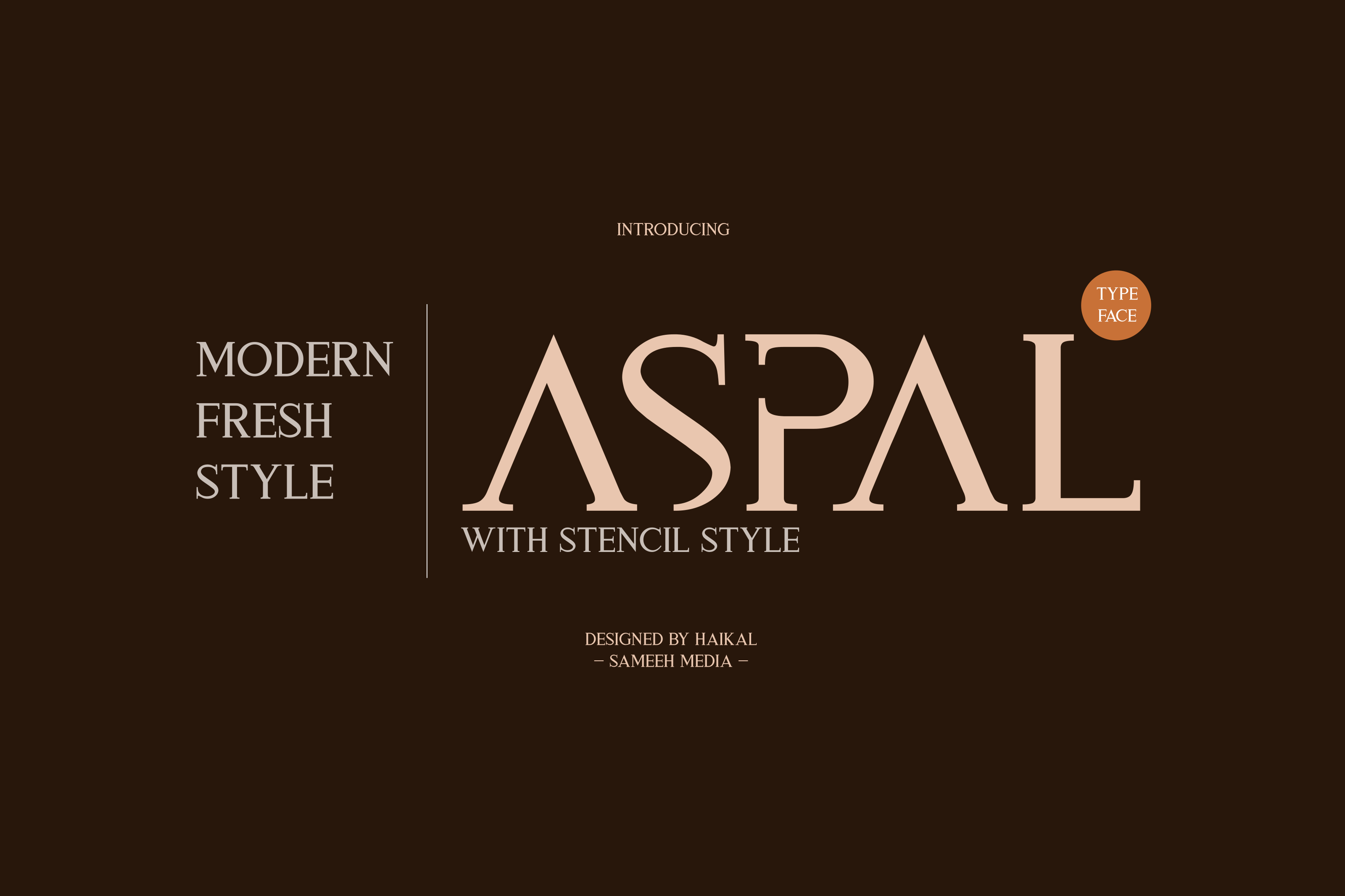 Aspal Typeface Font, a Serif Font by Graphicfresh