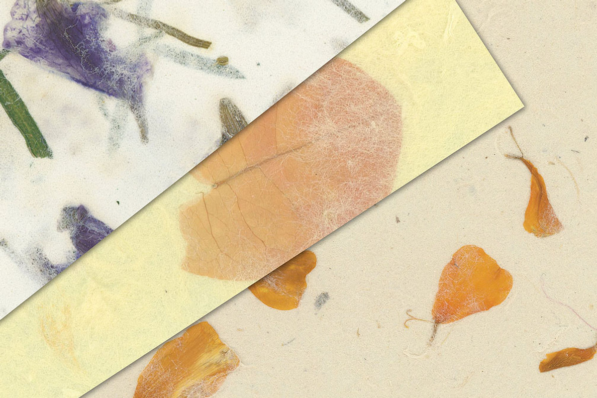 Handmade Natural Paper Textures, a Texture Graphic by Digital Curio