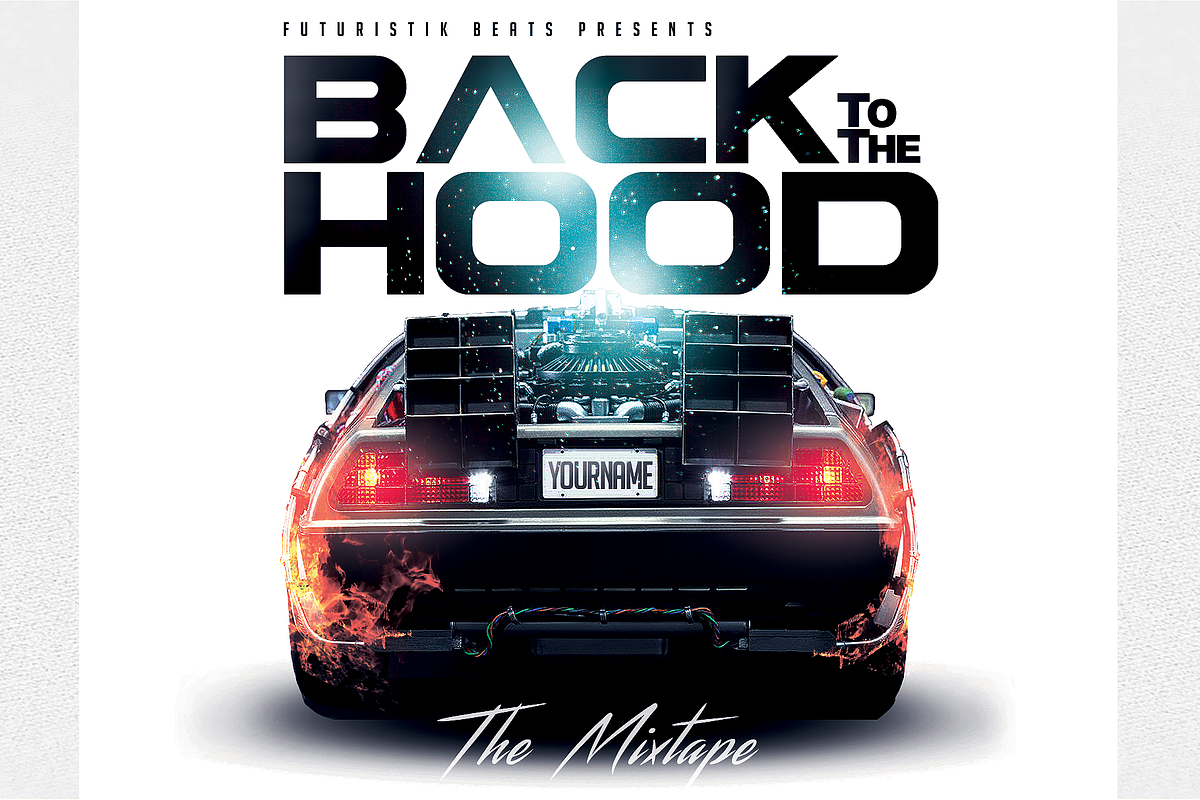 BACK TO THE FUTURE Cover Template, a Templates & Theme by WG DESIGN