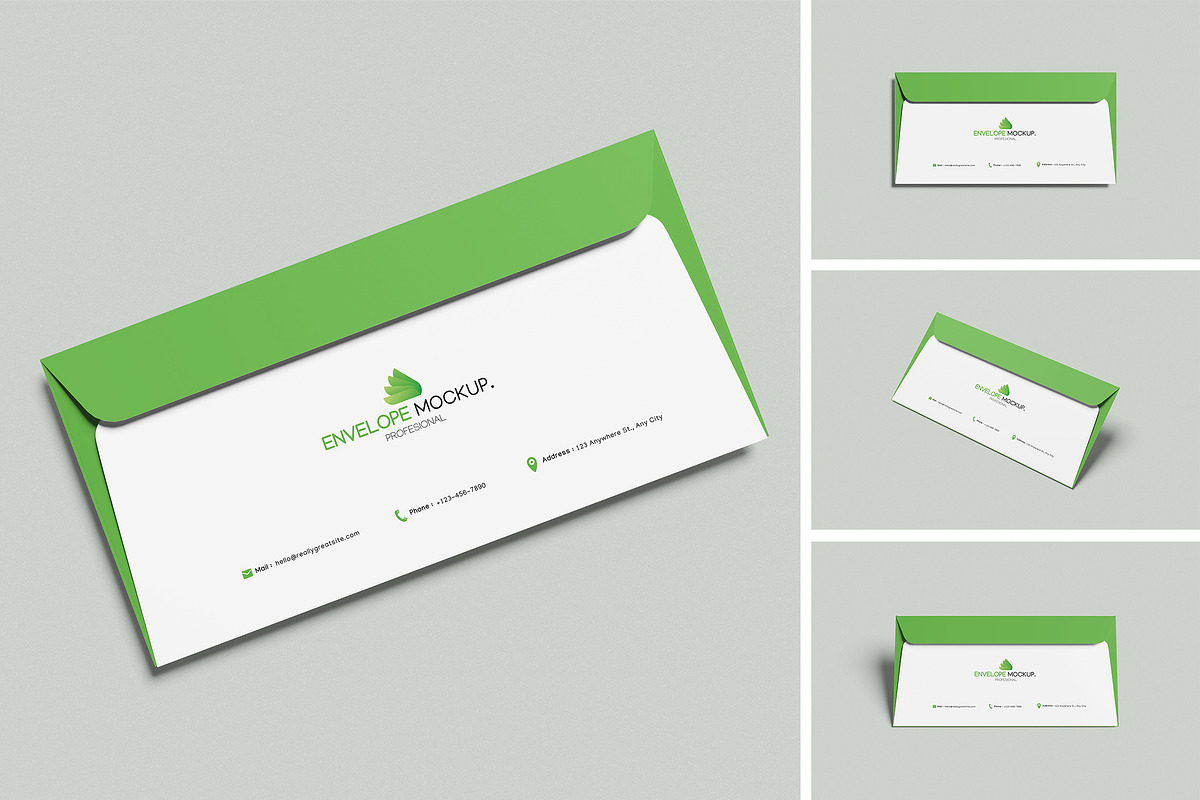 High Quality Envelope Mockup, an Advertising Mockup by swsi-studio