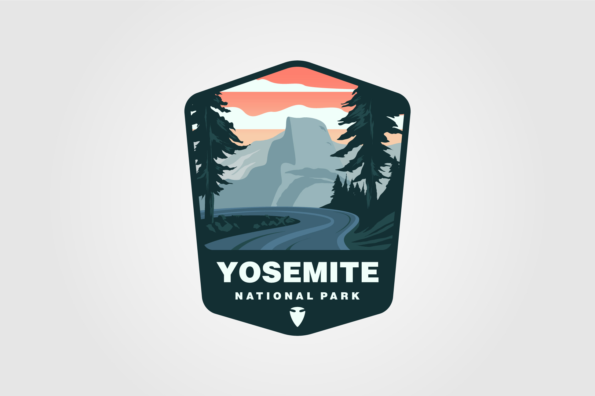vector of yosemite national park