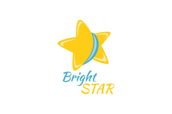 Bright Star Icon Sign Logo Badge, an Object Illustration by robuart