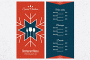 Special Christmas festive menu, a Card Template by Restaurant Menu & Logos