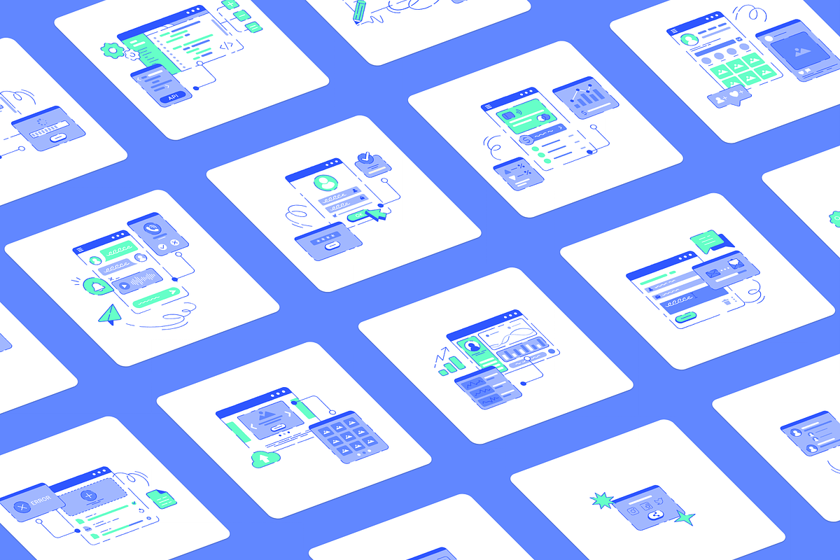 Interface Illustration Constructor, a Work Illustration by Craftwork