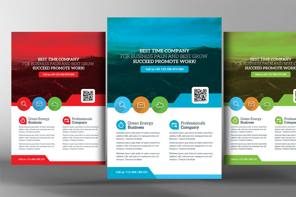Renewable Energy Go Green Flyer, a Flyer Template by graphicforest