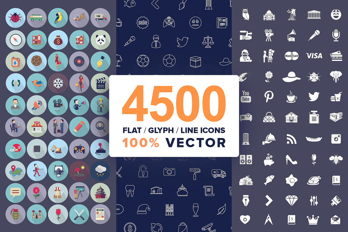 Mega bundle, includes our all shop icons