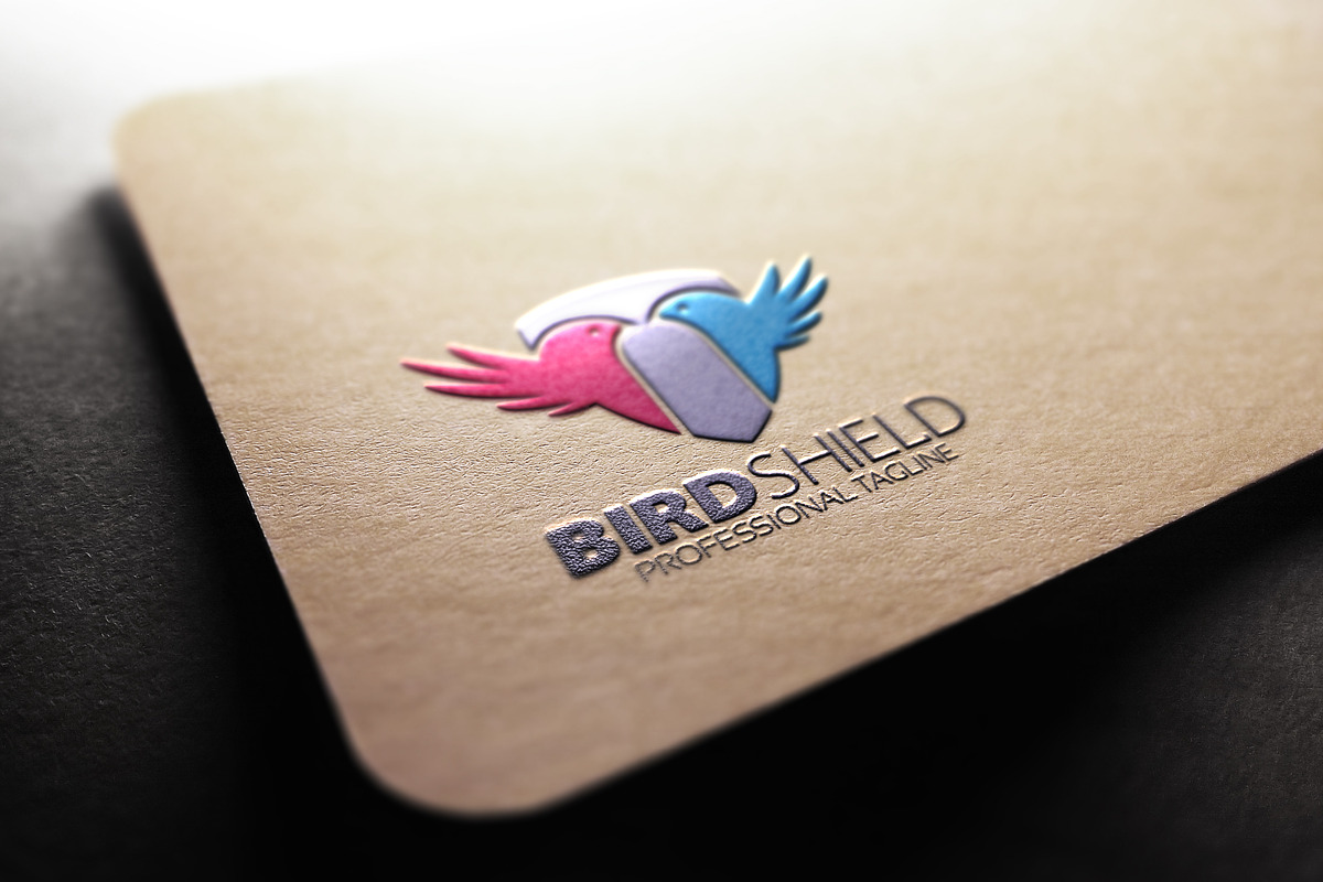 Bird Shield Logo, a Branding & Logo Template by essegraphic
