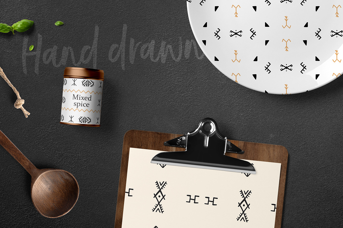 Moroccan Berber Patterns, a Pattern Graphic by Youandigraphics ...