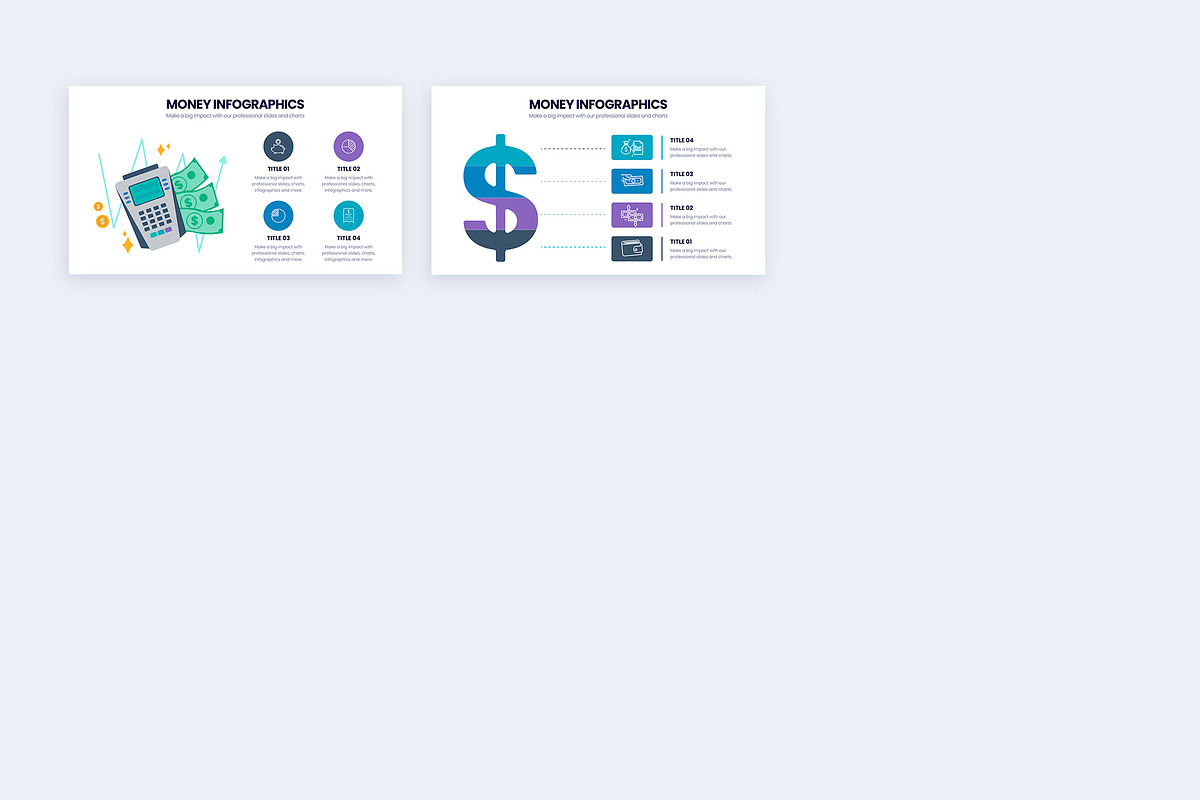 Money Illustrator Infographics, a Presentation Template by Slidesmash