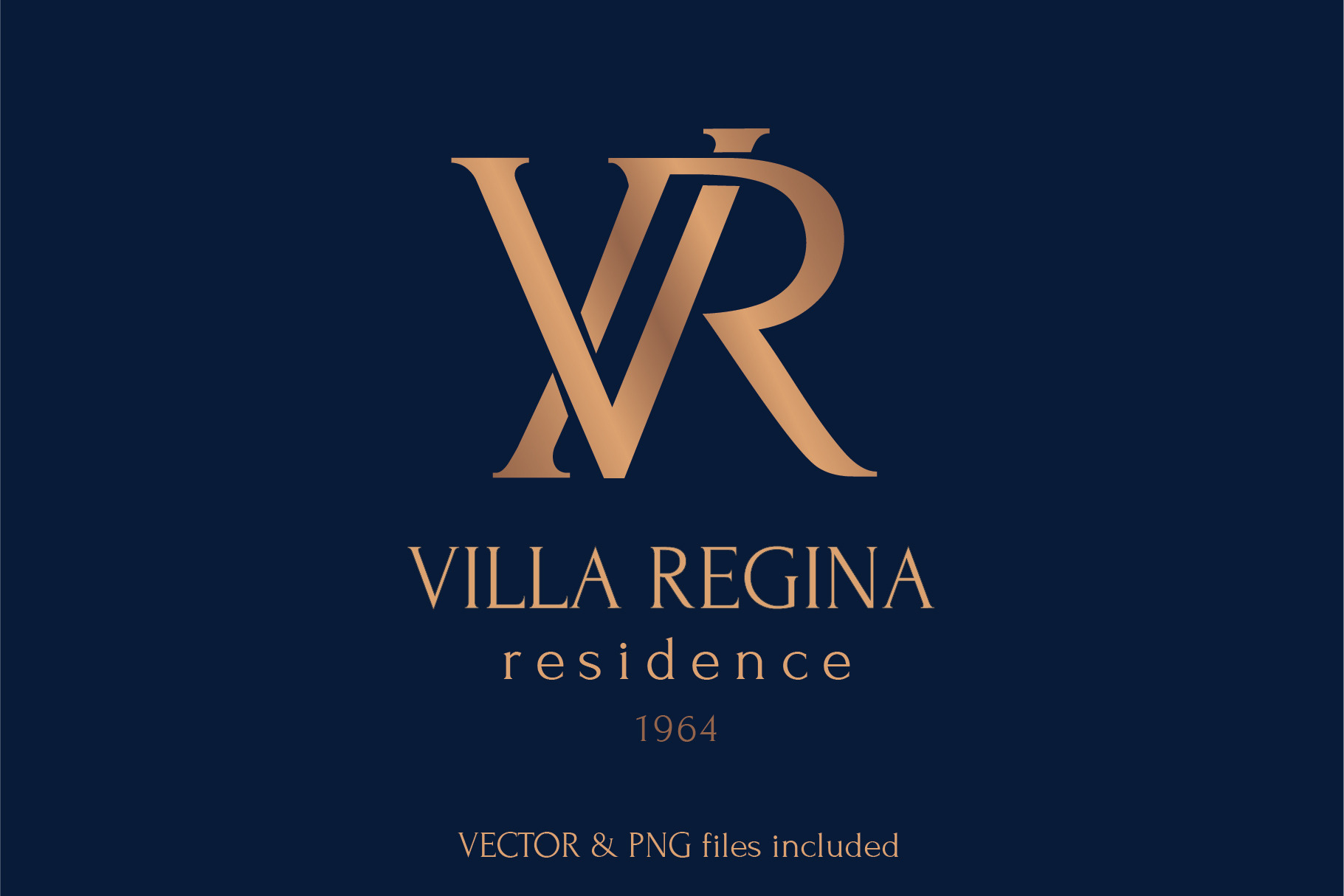 VR classical monogram logo | Branding & Logo Templates ~ Creative Market