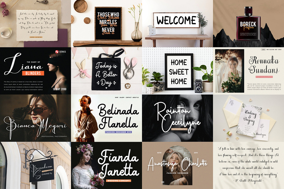 Modern Calligraphy Font Bundle, a Script Font by Essentials Studio | Creative Market