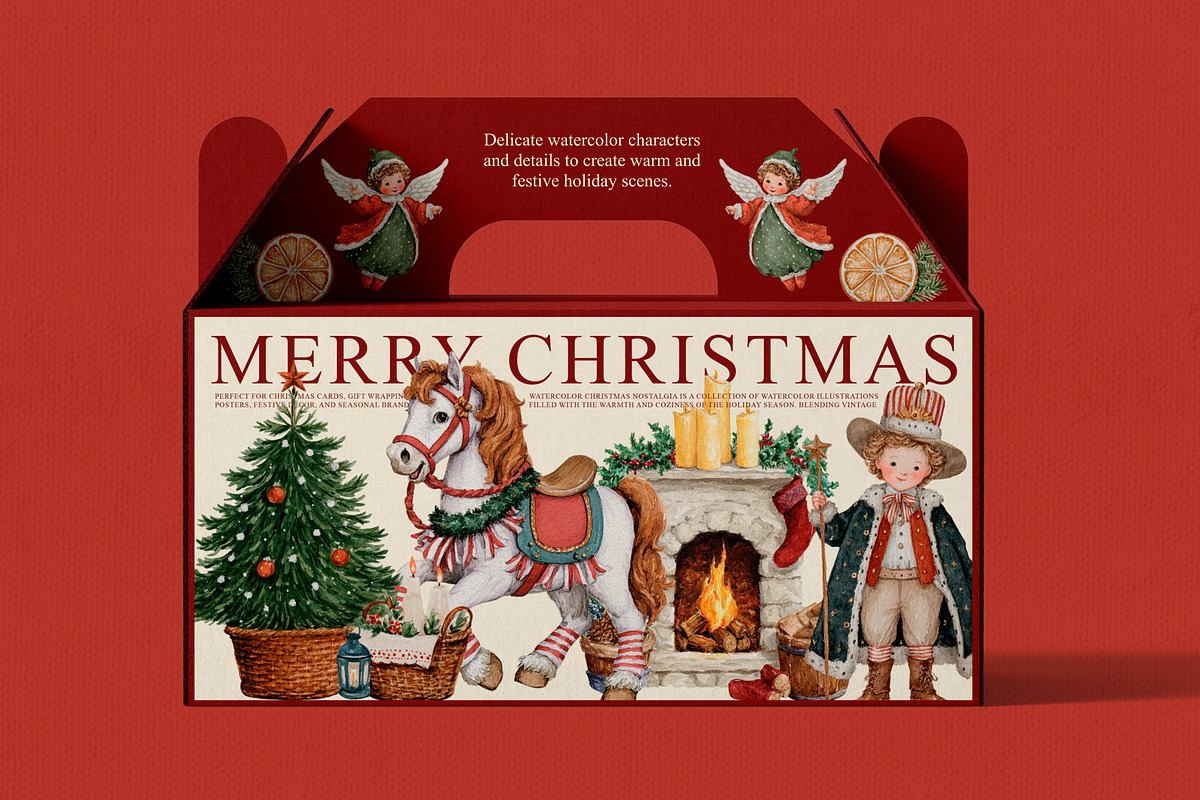 Nostalgic Christmas Illustrations, a Decorative Illustration by Feelsoul