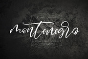 Montenegro.Textured script font, a Script Font by CallMeStasia