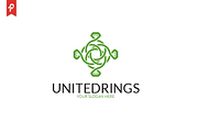 United Rings Logo, a Branding & Logo Template by ft.studio