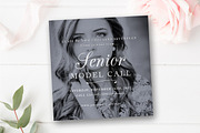 Senior Model Call Template, a Flyer Template by By Stephanie Design