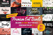 Premium Font Bundle | Script Fonts ~ Creative Market