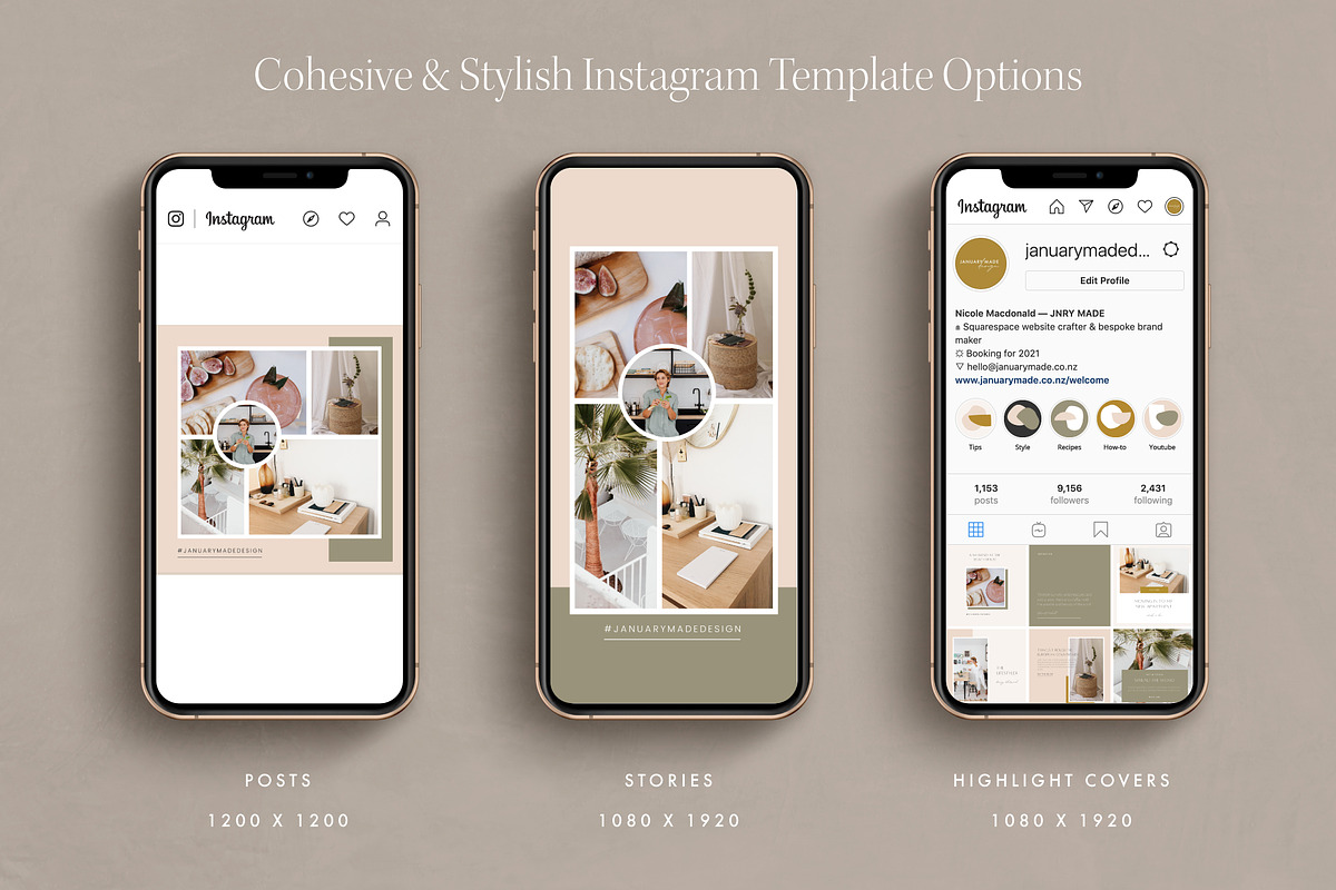 CANVA Template Bundle • Lifestyler, a Social Media Template by January ...