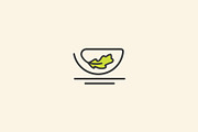 Salad food logo vector design, a Branding & Logo Template by Vectoryzen