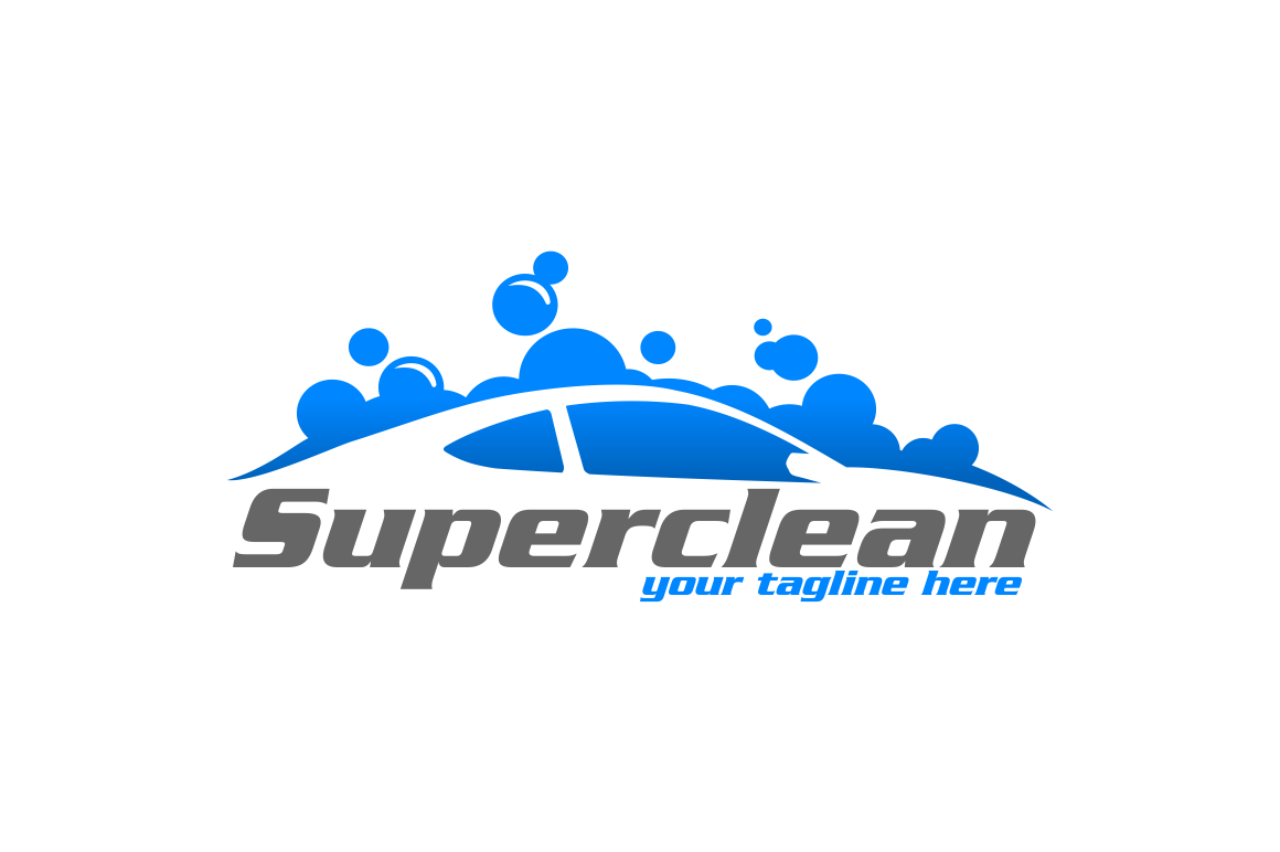 Superclean Logo, a Branding & Logo Template by TFamz