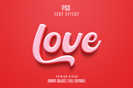 3d typography style text effect mockup | Creative Market