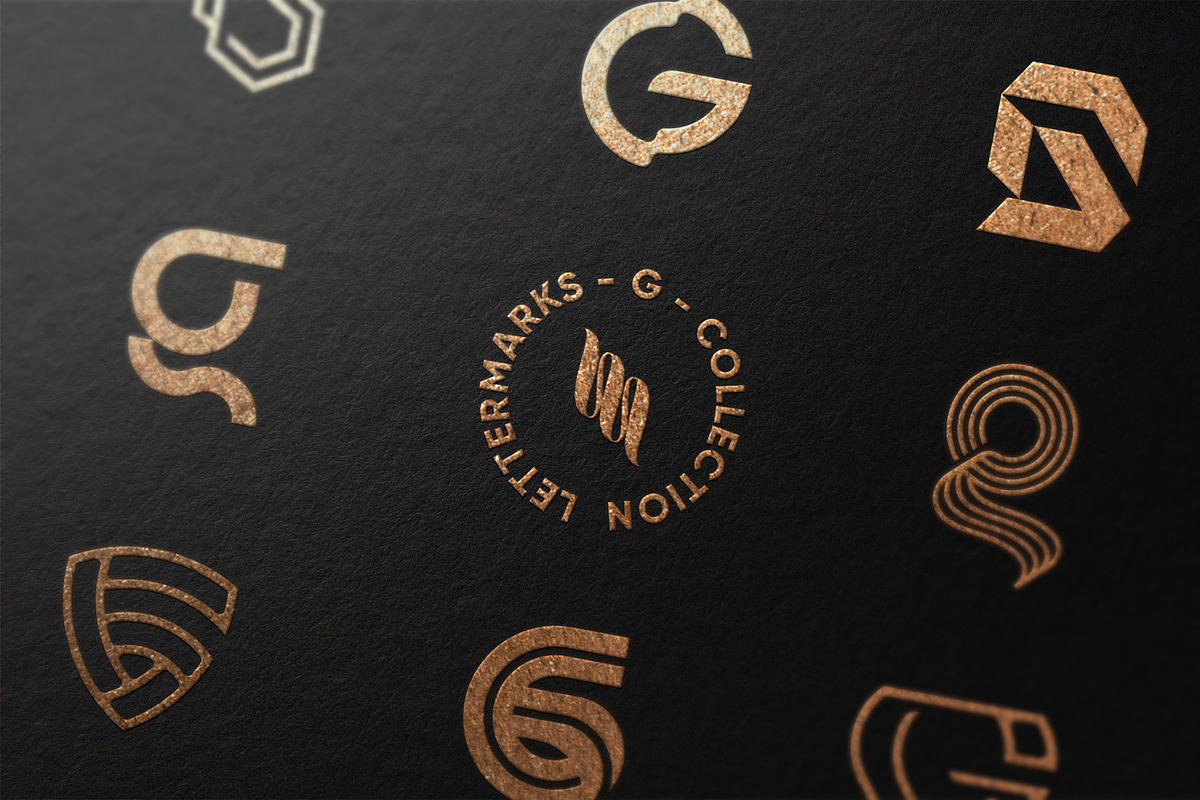 G Lettermarks Collection, a Branding & Logo Template by Musafeer Studio ...