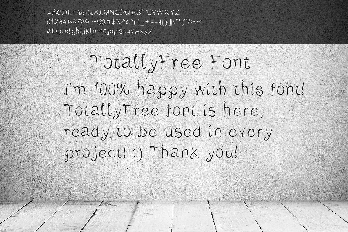 TotallyFree Semi-script font, a Script Font by Nick Novell