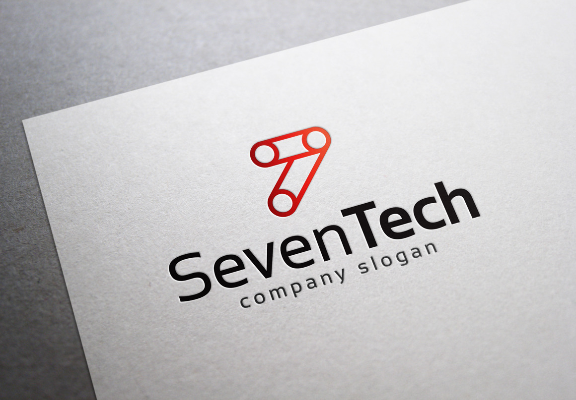 Seven Tech Logo, a Branding & Logo Template by EmilGuseinov