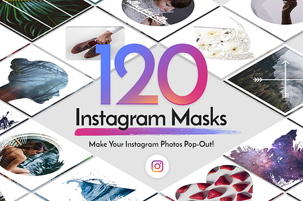 Instagram Masks Vol. 2, a Social Media Template by NordWood
